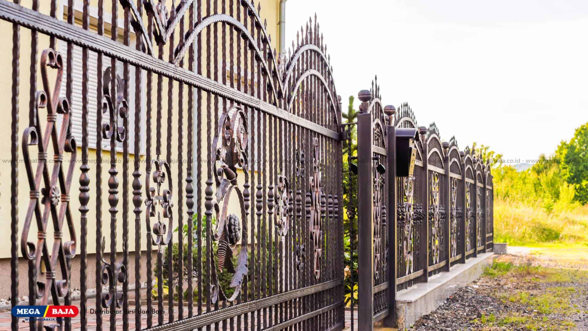 Pagar Besi Tempa - Mega Baja - Partner Konstruksi Anda dari Besi Hingga ...