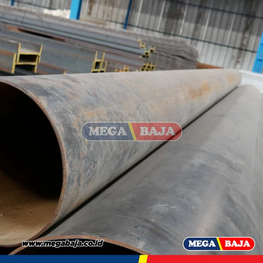Pipa Hitam 6" x 6 - 1 3,60 mm - Mega Baja - Partner Konstruksi Anda dari Besi Hingga Baja